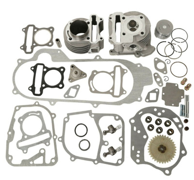 GY6 48cc改装大排量套件 80cc扩缸50mm 大排量套缸 100cc缸头总成