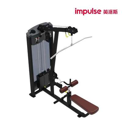 英派斯IF9322商用坐式高位下拉低位划船背肌练习机高低拉训练器械