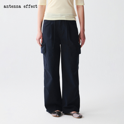 antennaeffect做旧直筒工装裤