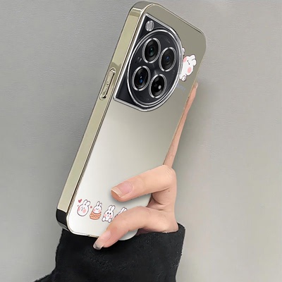 适用一加13手机壳1加11+ACE3pro新款1+12全包防摔一加ACE2V硅胶保护套oneplusaec竞速版9RT晕染小白兔8t外壳7