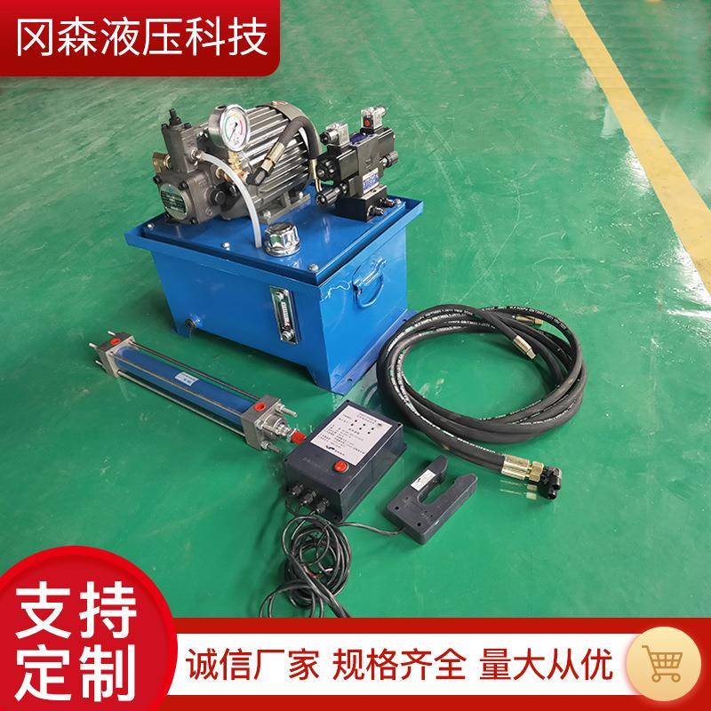 P叶片泵对液边小型站纠偏液压成套系统349V数控车床卡盘配套压泵
