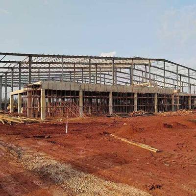 出口承接乌干达房钢构程钢结构厂房库结停工YQV车棚车棚工程设计