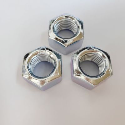 DIN980v六角全金属压点锁紧螺母 M10  10级蓝白锌 现货