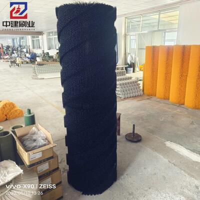 直销毛刷辊超大型螺旋毛刷异型种毛滚筒刷除尘高低尼龙丝刷子