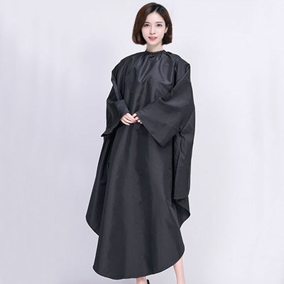 剪发围布带袖子定制logo美发店发型师剪头发理发围裙高档网红潮