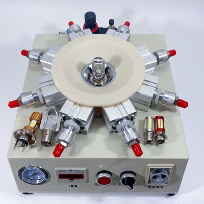 S2 BA20D气动灯头锁紧器P15D气动台式箱式打点机三爪夹具