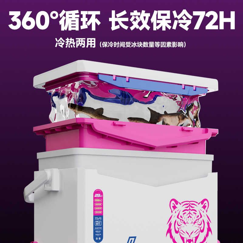 刘志强钓箱全套2025新款29升钓鱼箱加厚超轻多功能靠背钓鱼装备27