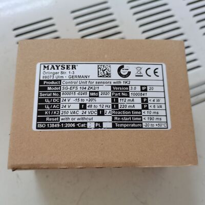 绿添科技销售德国MAYSER1000841SG-EFS104ZK2/124V