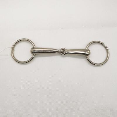不锈钢D型马口衔马嚼子不锈钢O型衔铁分段式O型衔铁发黑马嚼子
