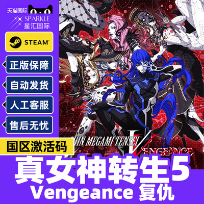 Steam 真女神转生Ⅴ Vengeance 真女神转生5复仇 国区cdkey激活码 PC中文正版游戏