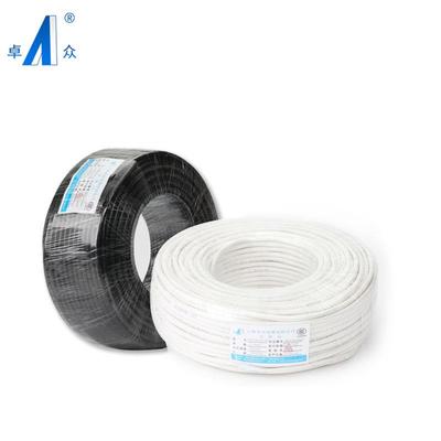 卓众国标软护套线RVVP2芯平方塑铜电线/布电线/电源线