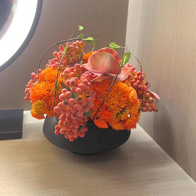 酒瓶店板样间件插花客厅茶几餐桌花饰75600品黑色花花艺摆轻奢