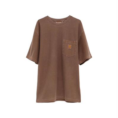 Carhartt WIP 卡哈特 男士 T恤 CARHARTT WIP PRE and Polos 棕色