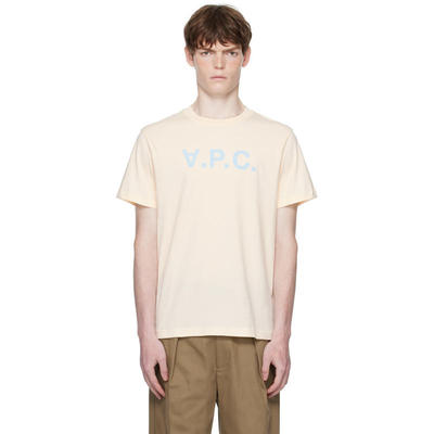 A.P.C. 男士 T恤 黄色 Standard Grand VPC
