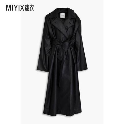 Le 17 Septembre女士束带涂层棉质风衣 迷衣时尚