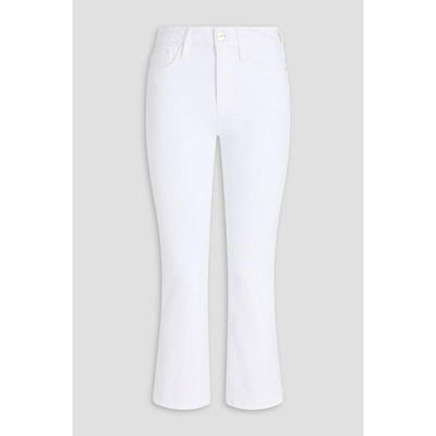 FRAME 女士 牛仔长裤 Le 迷你靴形短款高腰小喇叭牛仔裤