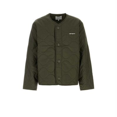 Carhartt WIP 卡哈特 男士 FW26 卫衣 Skye 橄榄绿绿色聚酯内衬