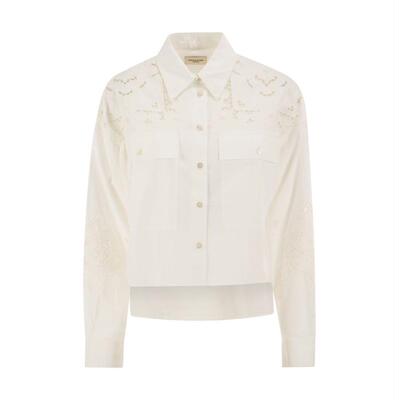 Weekend Max Mara 女士 衬衫 WKDARIANO - PURE 棉质英格兰刺绣