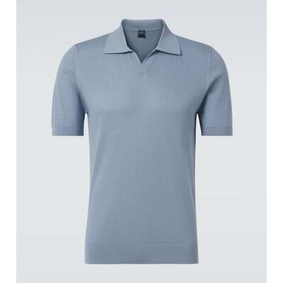 Fedeli 男士 POLO衫 棉质凸纹布