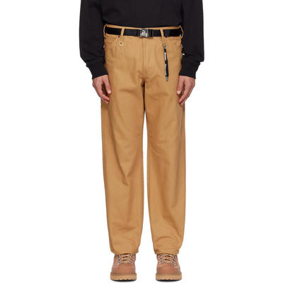 Mastermind Japan 男士 牛仔长裤 黄褐色 Dickies 联名 Duck 长裤