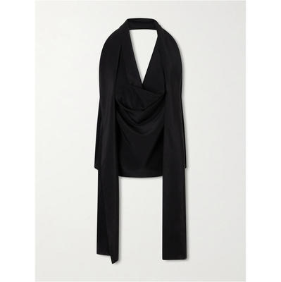 SHARON WAUCHOB 女士 FW26 背心 Tie-detailed 真丝