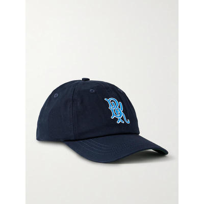 Corridor 男士 SS26 棒球帽 BK 刺绣混纺棉斜纹