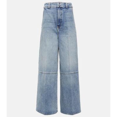 Khaite 女士 牛仔长裤 Isla 高腰阔腿牛仔裤