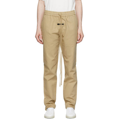 Essentials 女士 长裤 Fear of God 卡其色抽绳