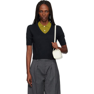 Arch4 女士 毛衣 海军蓝 Alistair V-Neck