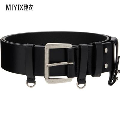 Ann Demeulemeester 女款黑色 Janke 腰带 迷衣时尚