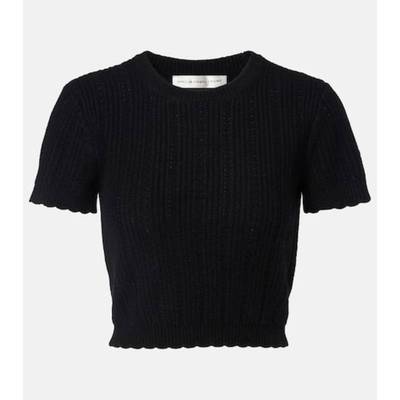 FRAME 女士 上衣 x Amelia Getaway 灰色羊绒短款上衣