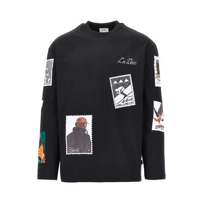Les Deux 男士 FW26 T恤 印花棉质
