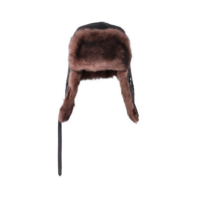 Lemaire 勒梅尔 女士 FW26 毛线帽 棕色 Fuzzy 飞行员帽