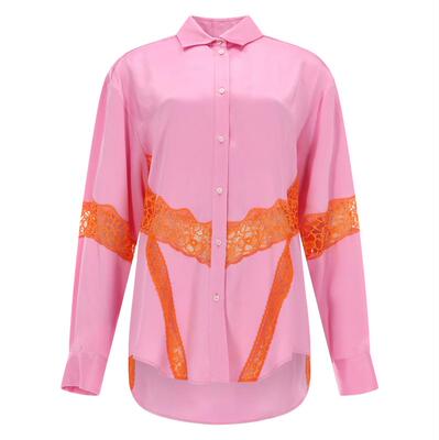 MSGM 女士 SS26 衬衫 CON INSERTI (PIZZO)