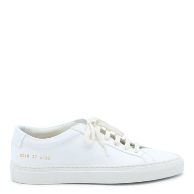 Common Projects 女士 FW26 运动鞋 ACHILLES PREMIUM 米白皮质