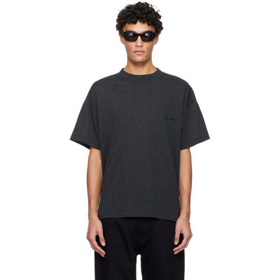 Essentials 男士 T恤 灰色 Holiday 系列 Embroidered Essential