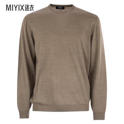 【早秋新品】Fedeli 男款Argentina 水手领做工精细羊毛毛衣