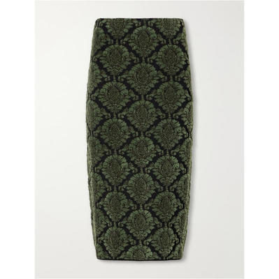 Shushu/Tong 女士 FW26 中长裙 pile-jacquard 棉混纺及膝半身裙