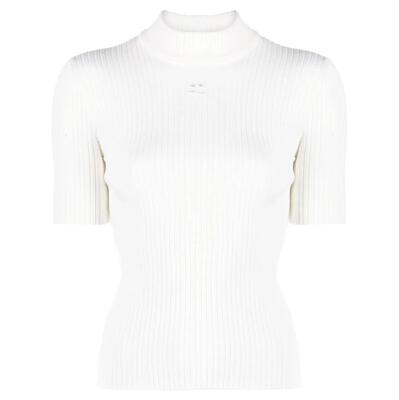 Courrèges 古未界 女士 SS26 毛衣 REEDITION 短袖罗纹针织
