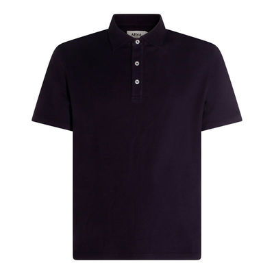 Altea Milano 男士 SS26 POLO衫 黑色棉质