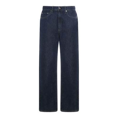 Rag  Bone 瑞格布恩 女士 牛仔长裤 LOGAN 深蓝棉质牛仔裤