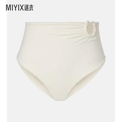 Johanna Ortiz 女款Taita 褶皱比基尼下装 迷衣时尚