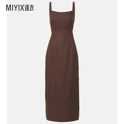 Sir 女款亚麻中长连衣裙 迷衣时尚