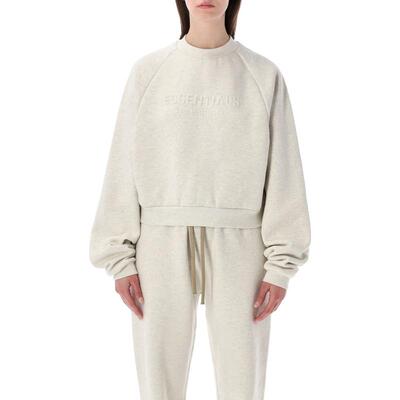 Essentials 女士 上衣 FEAR OF GOD 90’S 基础款浅褐色插肩圆领