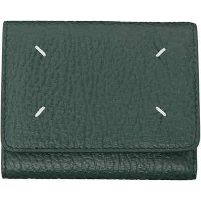 Maison Margiela 马丁·马吉拉 男士 钱包 绿色 Four Stitches
