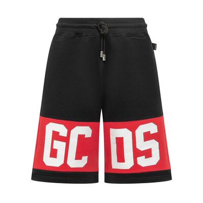 GCDS 男士 SS26 短裤 乐队徽标运动