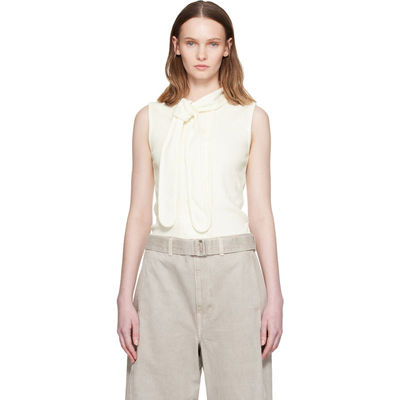 Lemaire 勒梅尔 女士 背心 LEMAIRE 灰白色 Asymmetrical Fitted