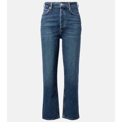 AGOLDE 阿戈尔德 女士 牛仔长裤 '90s Pinch 束腰短款直筒牛仔裤