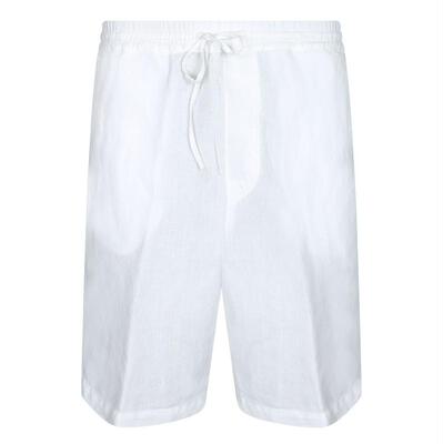 120% Lino 男士 SS26 短裤 120% 亚麻棉及膝工装