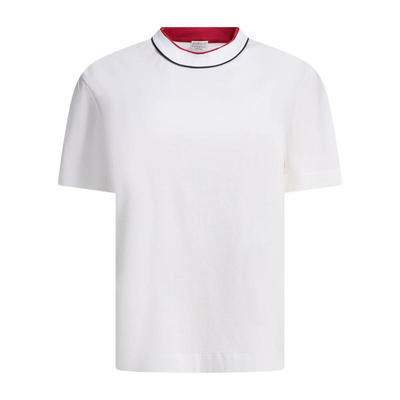 Brunello Cucinelli 布鲁内洛·库奇内利 女士 SS26 T恤 白色棉质